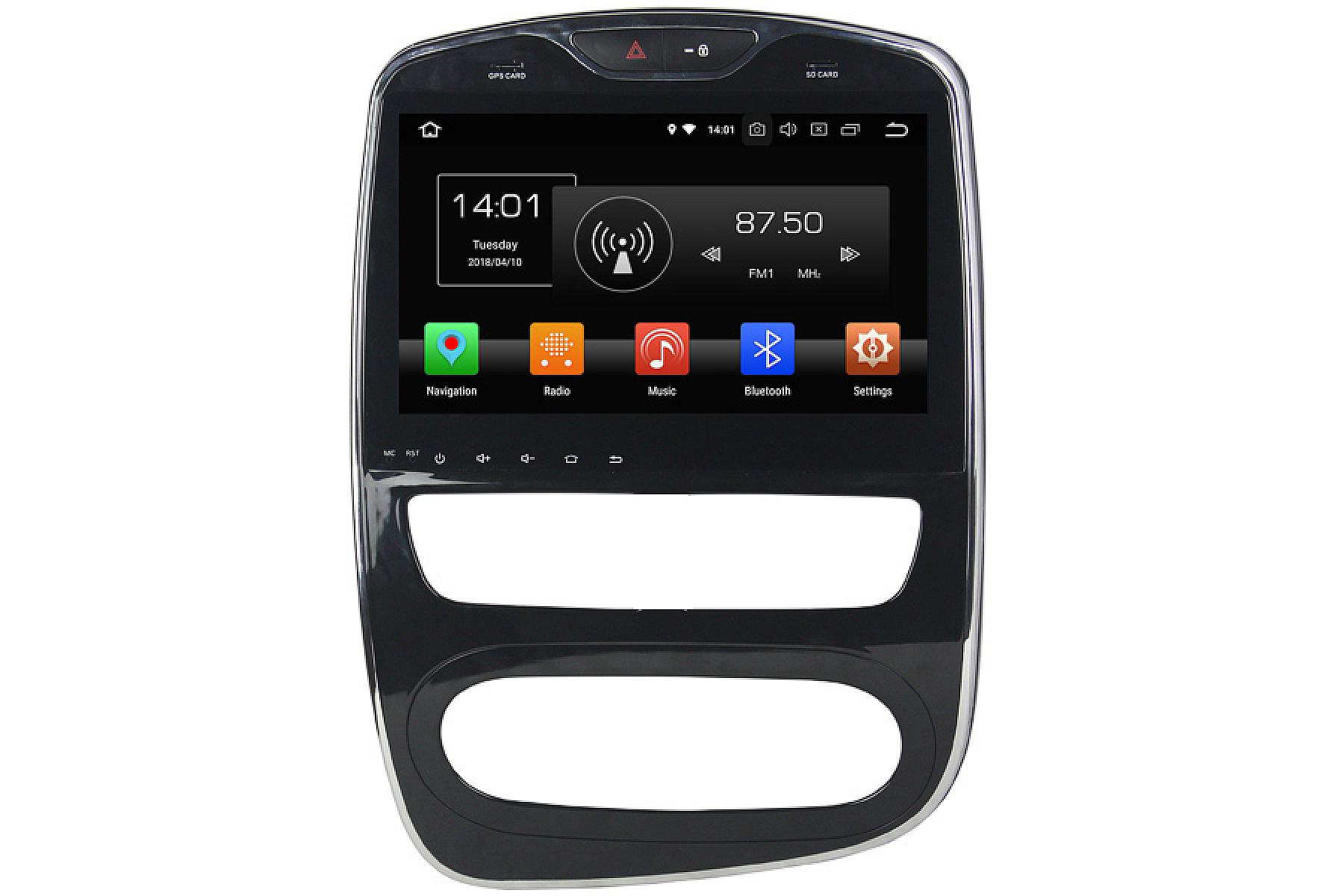 Renault Clio 2017-2018 Autoradio GPS Aftermarket Android Head Unit ...