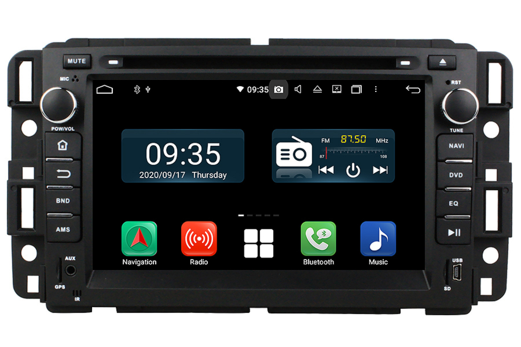 HUMMER H1/H2 Aftermarket Navigation Head Unit DAB