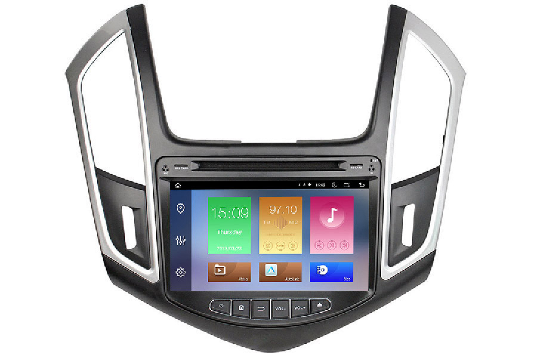 Chevrolet Cruze 2013-2014 Autoradio GPS Navigation Head Unit, Chevrolet ...