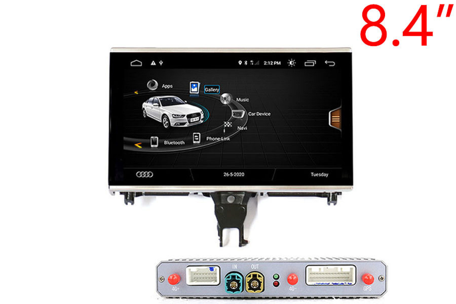Audi A6 C7 & A7 4G8 2009-2018 Radio Upgrade with 8.4-Inch Screen