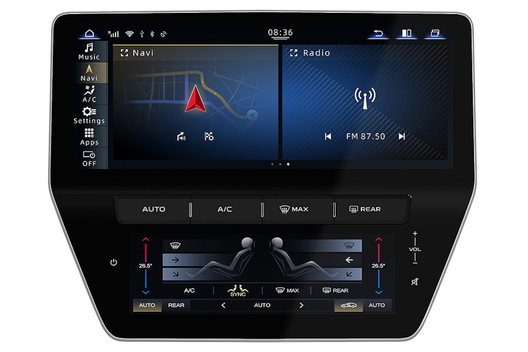 Maserati Quattroporte 2013-2016 Radio Upgrade with 12" screen