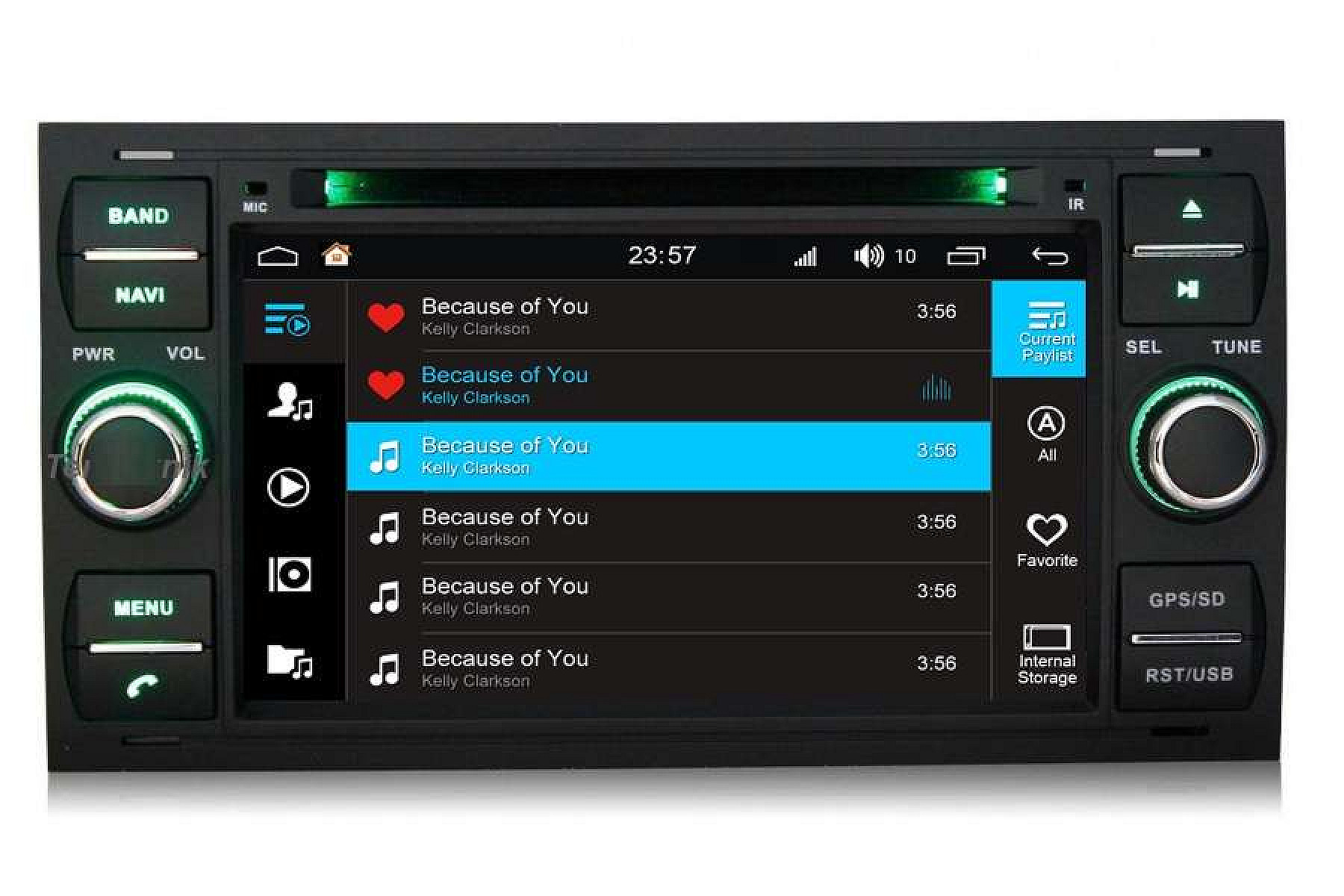 Ford Focus/C-Max/Kuga Android Car Multimedia Stereo Radio Head Unit ...