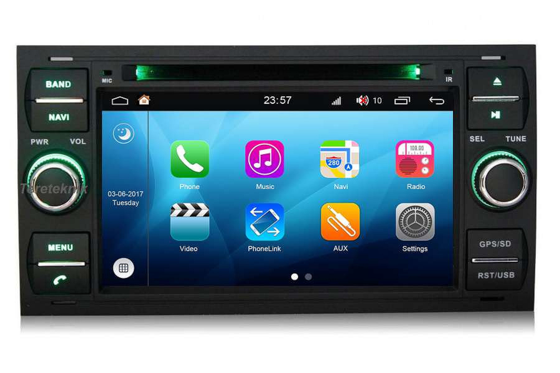 Ford Focus/C-Max/Kuga Android Car Multimedia Stereo Radio Head Unit ...