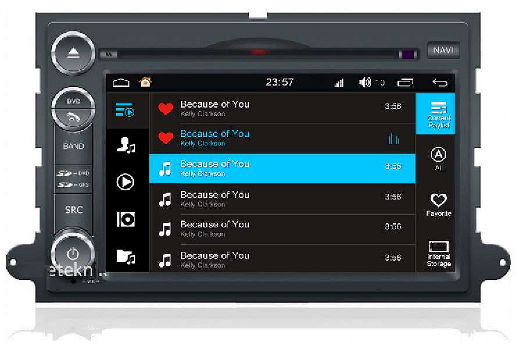 Ford Explorer/Fusion/Mustang/EDGE/Expedition Android Car Stereo Head ...