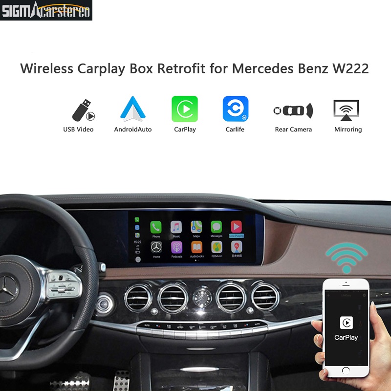 Mercedes Benz W222-1 Wireless CarPlay AndroidAuto Smart Module