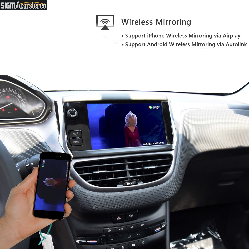 Peugeot 2008 2014-2016 models-1 Wireless CarPlay AndroidAuto Smart Module