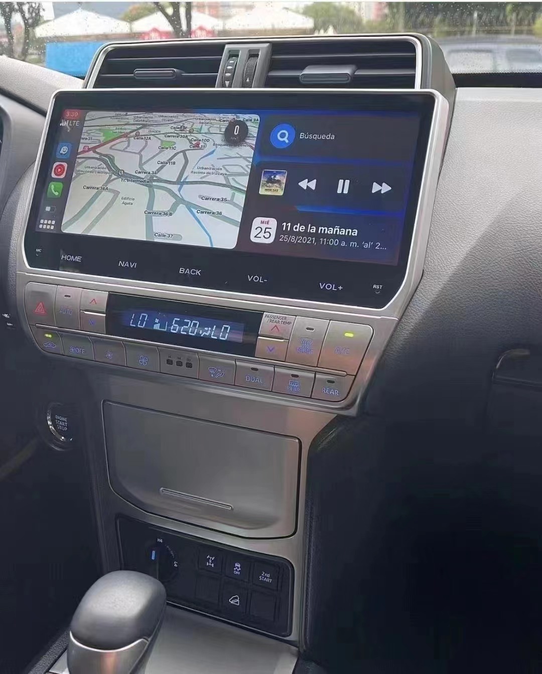 Toyota Prado 2017-2022 12.3 inch aftermarket radio upgrade headunit