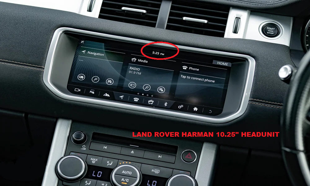 How to tell Range Rover Harman or Bosch Head Unit from Main Menu Interface