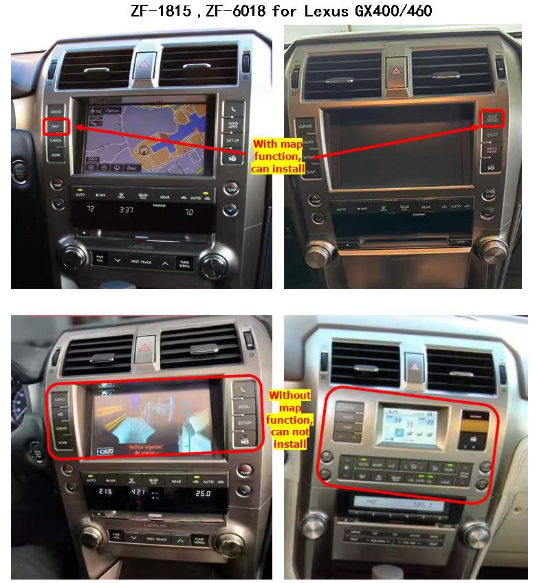 Lexus 2010-2019 GX400/460 15 inch Tesla Style Apple CarPlay Android ...